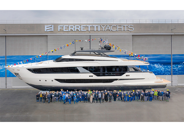 Ferretti Yachts Launches Largest Ship Ever Built by the Shipyard ...