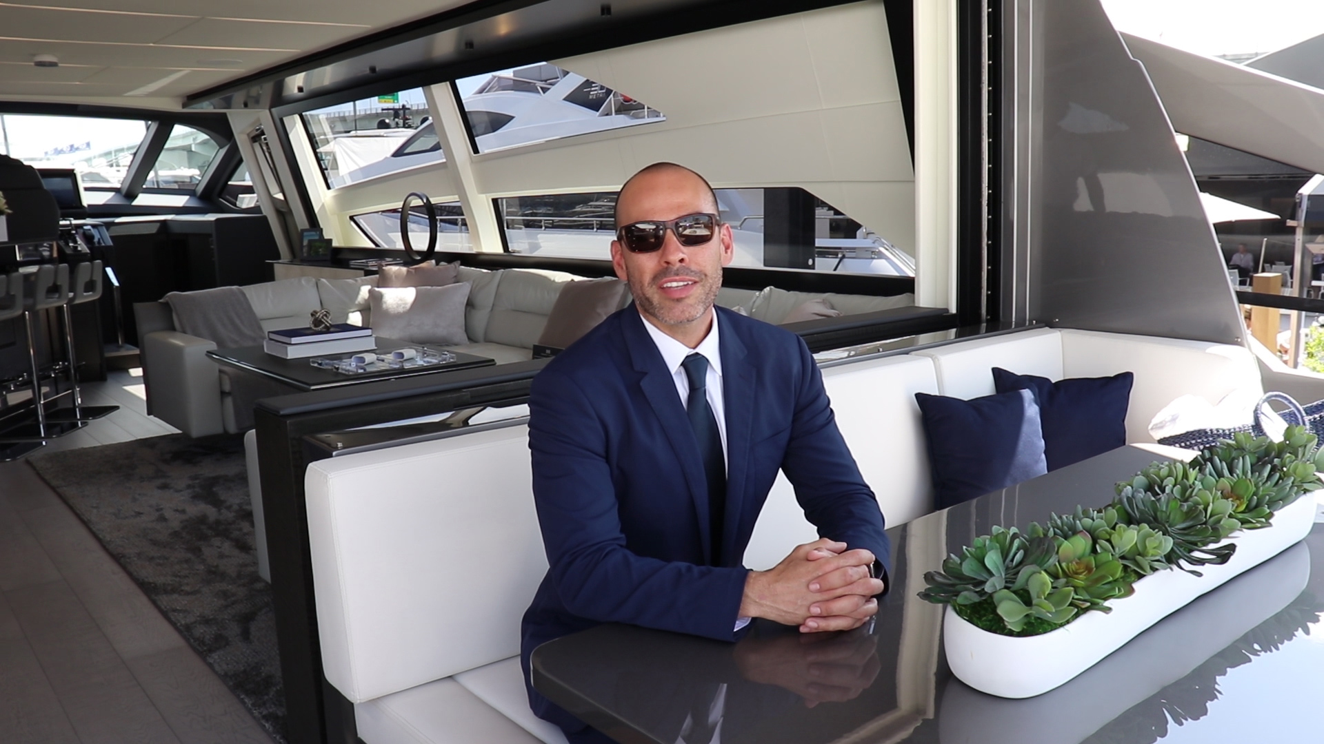 Pershing 9X at the Miami Yacht Show | Allied Marine