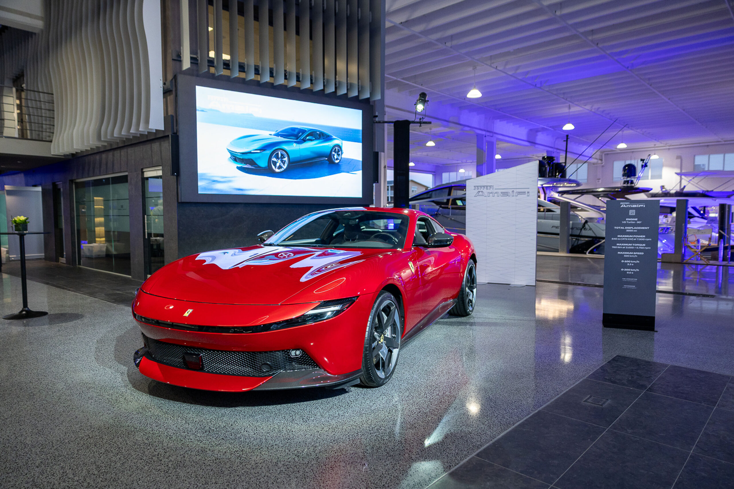 Exclusive Unveiling: The New Ferrari Amalfi at Allied Marine | Allied ...